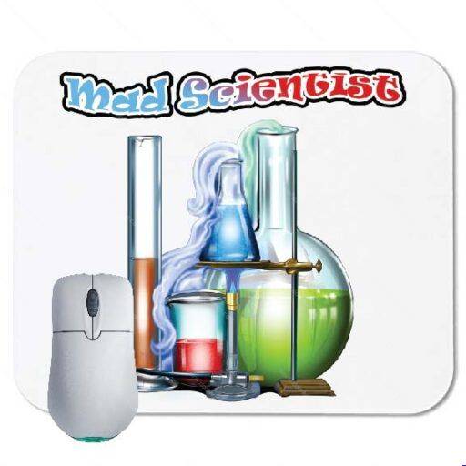 Mad Scientist Mouse Pad – DOMAGRON