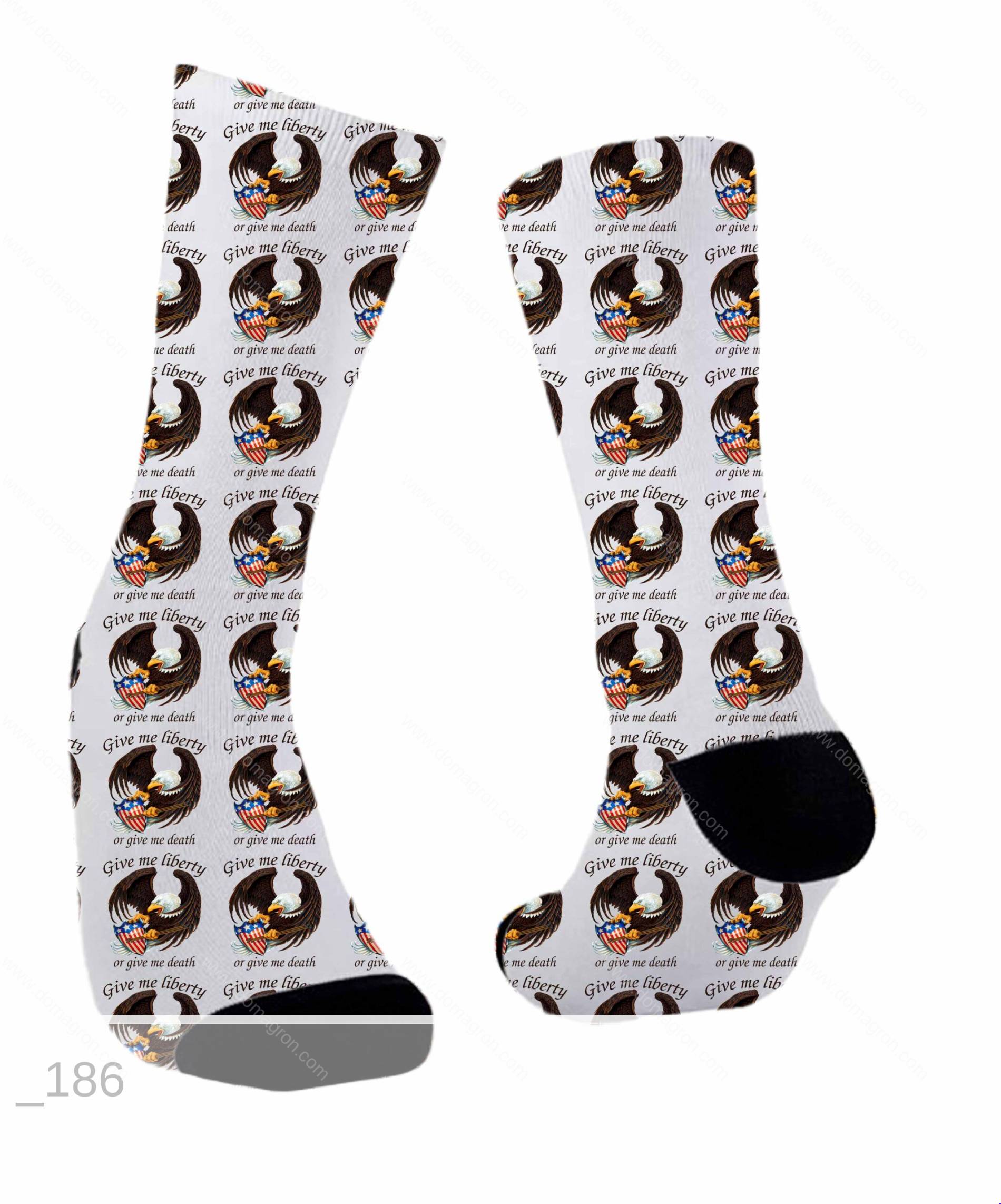 Give Me Liberty Or Give Me Death Socks DOMAGRON Give Me Liberty Or Give Me Death Socks DOMAGRON