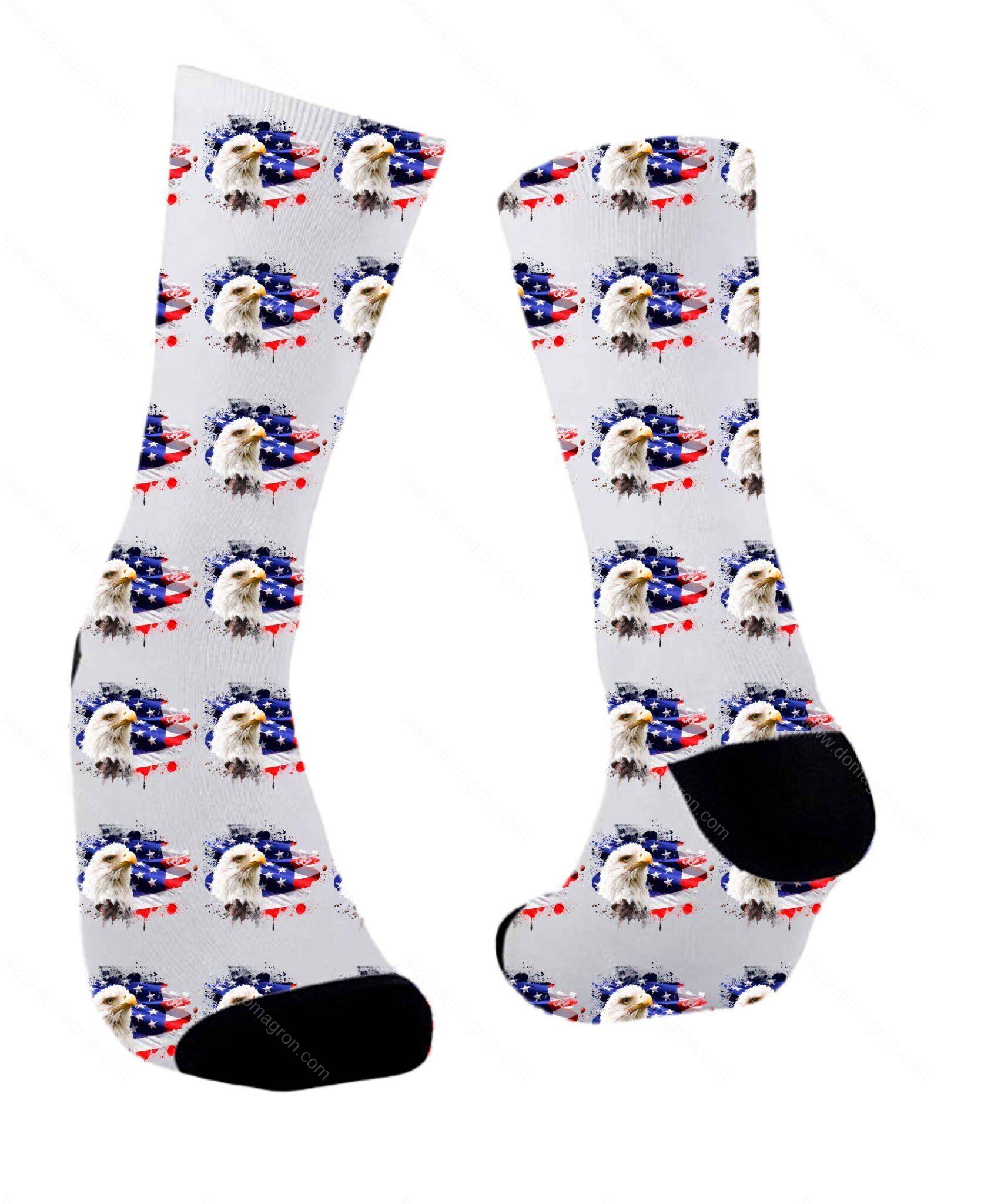 Eagle And Flag Socks – DOMAGRON