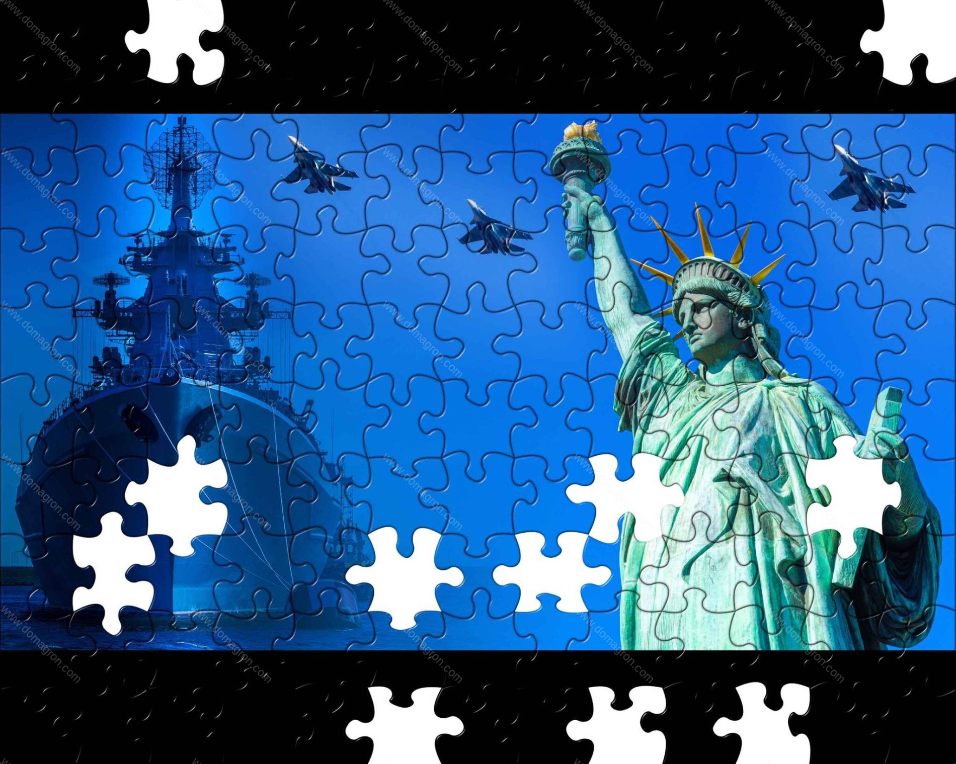 Statue of Liberty US Military Jigsaw Puzzle – DOMAGRON