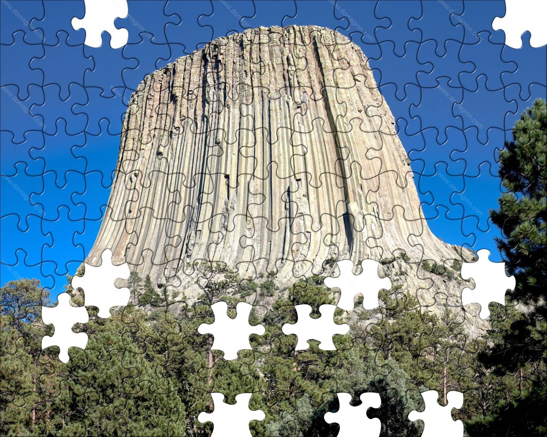 Devil’s Tower National Monument Jigsaw Puzzle – DOMAGRON
