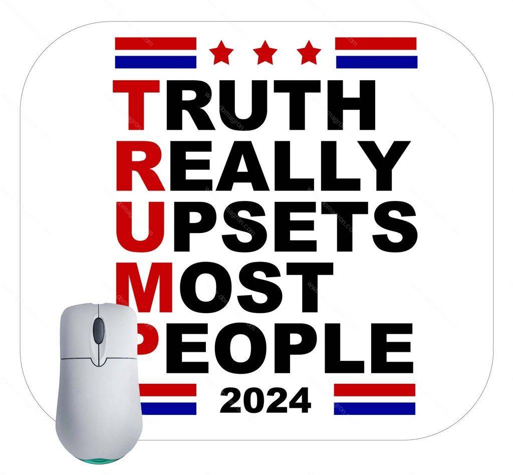 Trump-Truth Really Hurts Mouse Pad – DOMAGRON