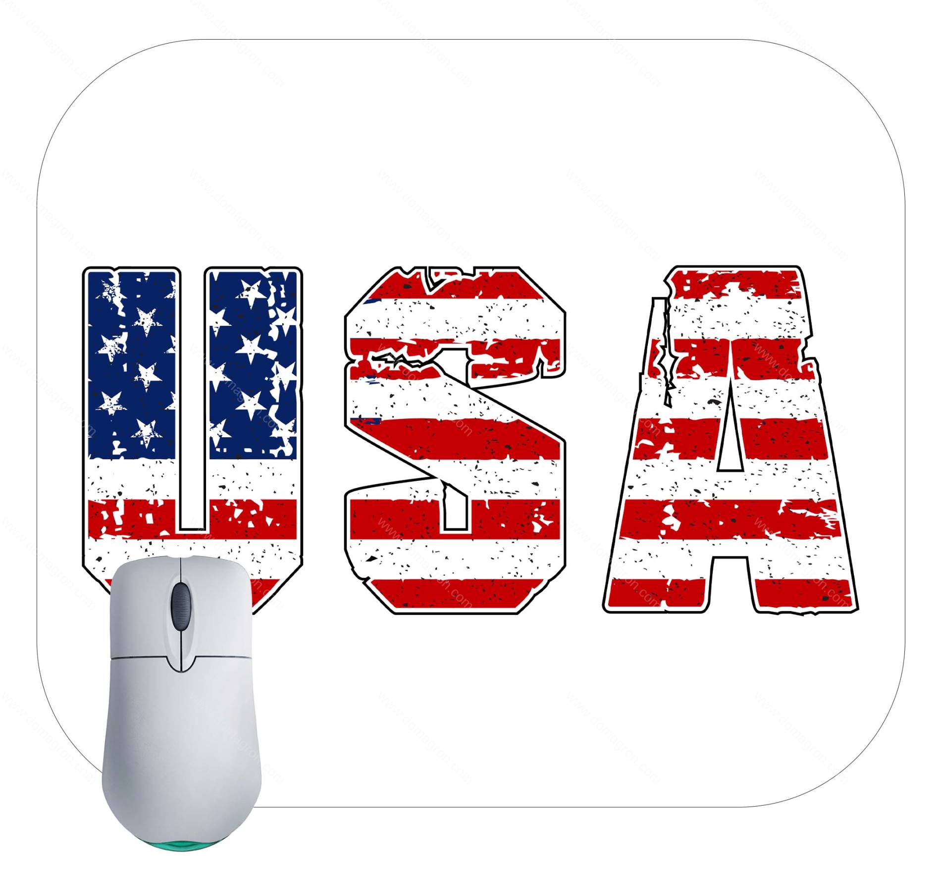 USA Mouse Pad – DOMAGRON