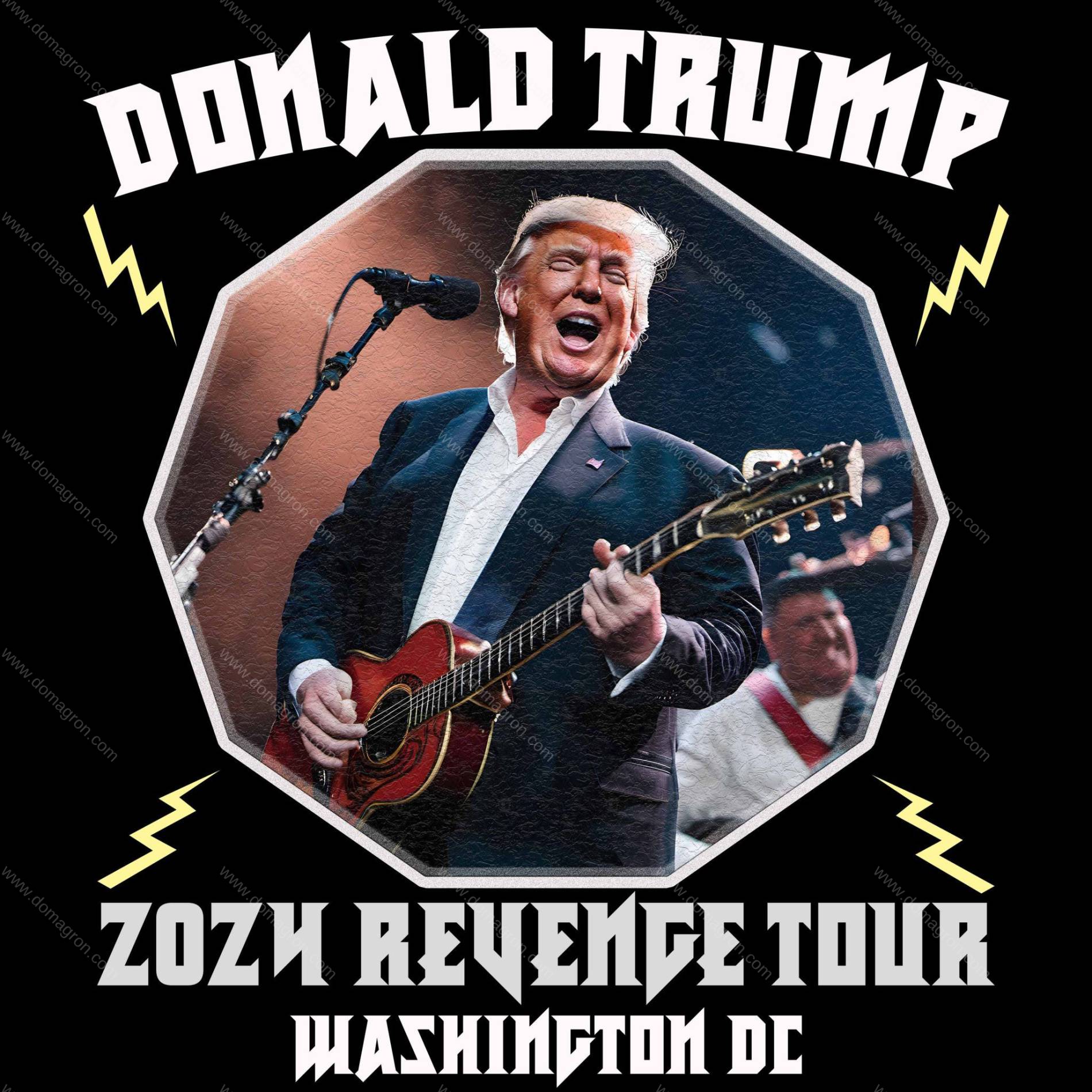 Trump Revenge Tour Metal Photo T-620 – DOMAGRON