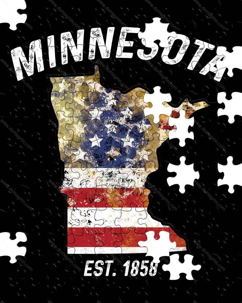 50 States Jigsaw Puzzle – Minnesota F-615 – DOMAGRON