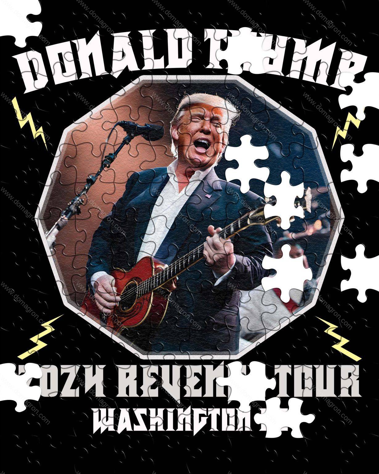 Trump Revenge Tour Jigsaw Puzzle T-620 – DOMAGRON