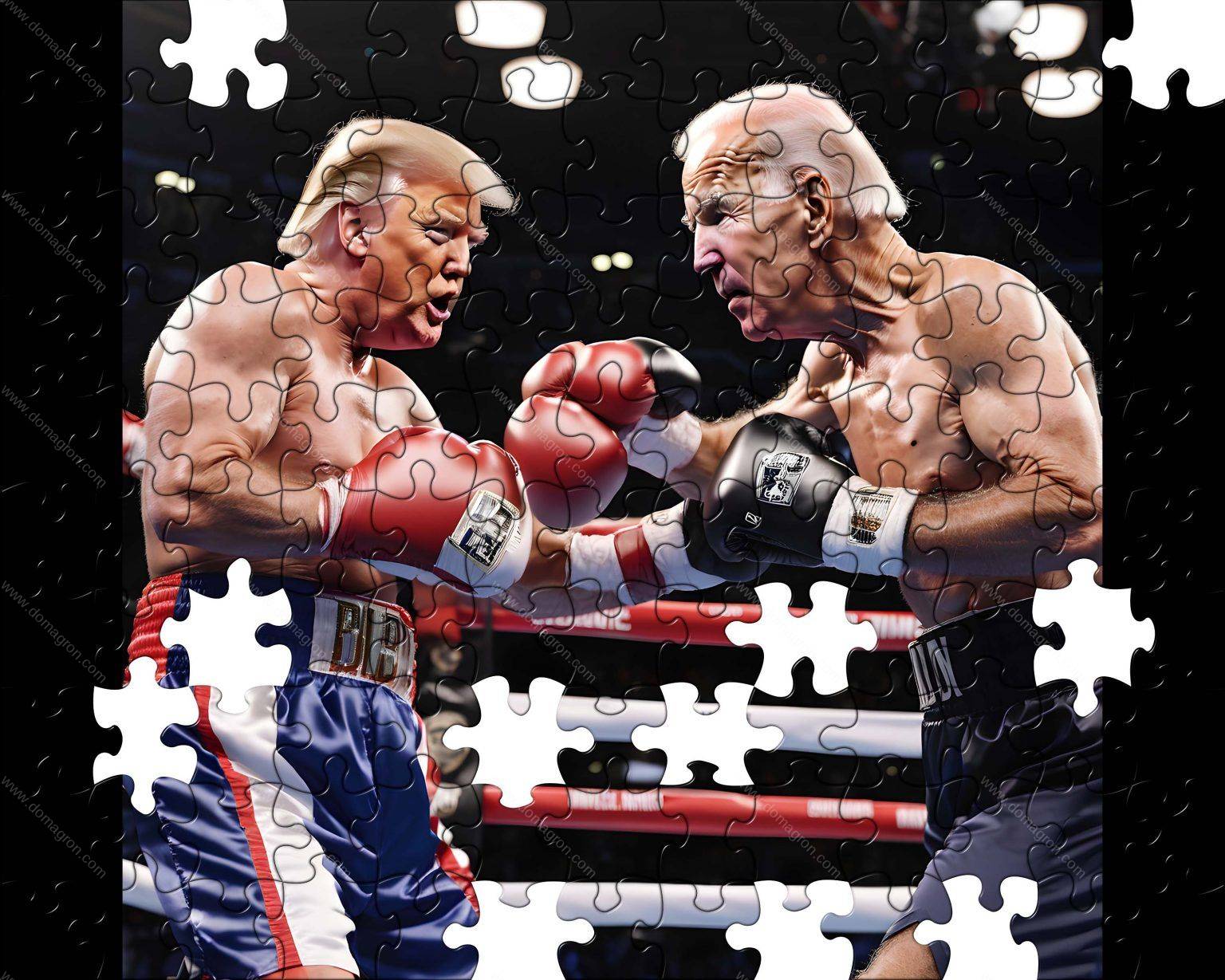 Trump Boxing Match Puzzle – DOMAGRON