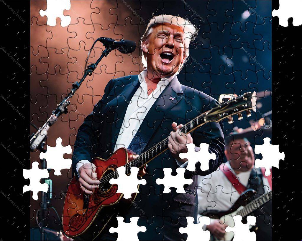 Trump Concert Jigsaw Puzzle – DOMAGRON