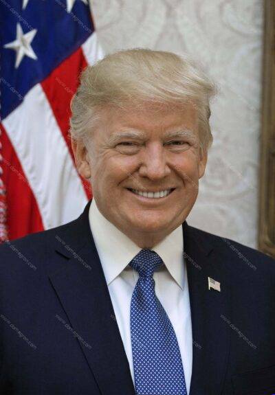Trump 2016 Presidential Portrait Metal Photo – DOMAGRON