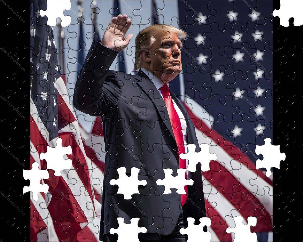 Trump Pledge Jigsaw Puzzle – DOMAGRON