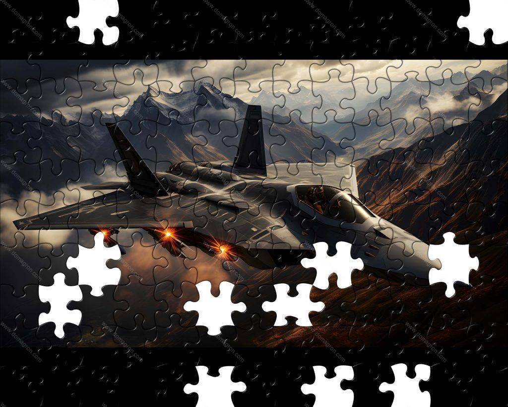 Fighter Jet 1 Jigsaw Puzzle – DOMAGRON