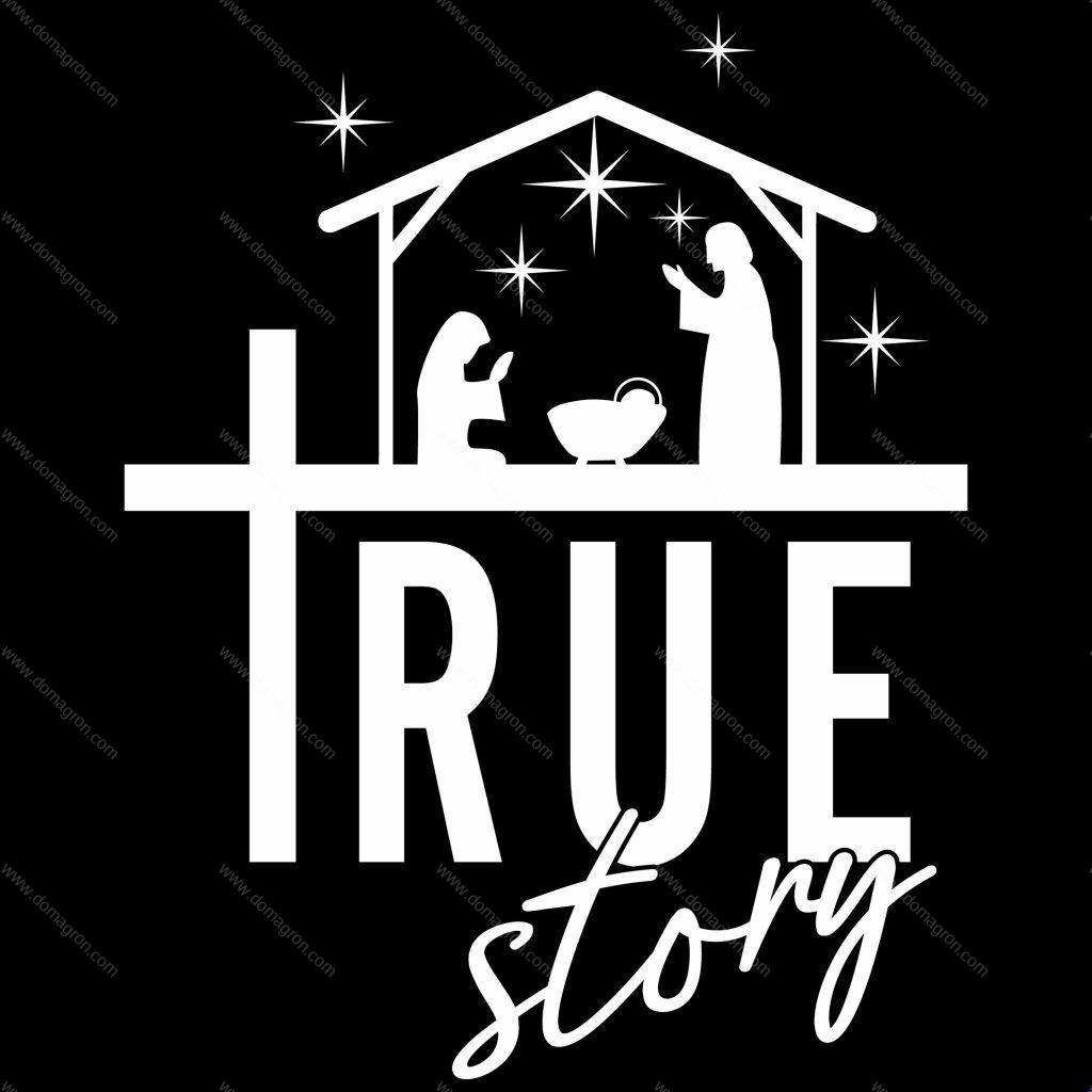 True Story Nativity Scene Direct to Film (DTF) Heat Transfer I-1072 ...